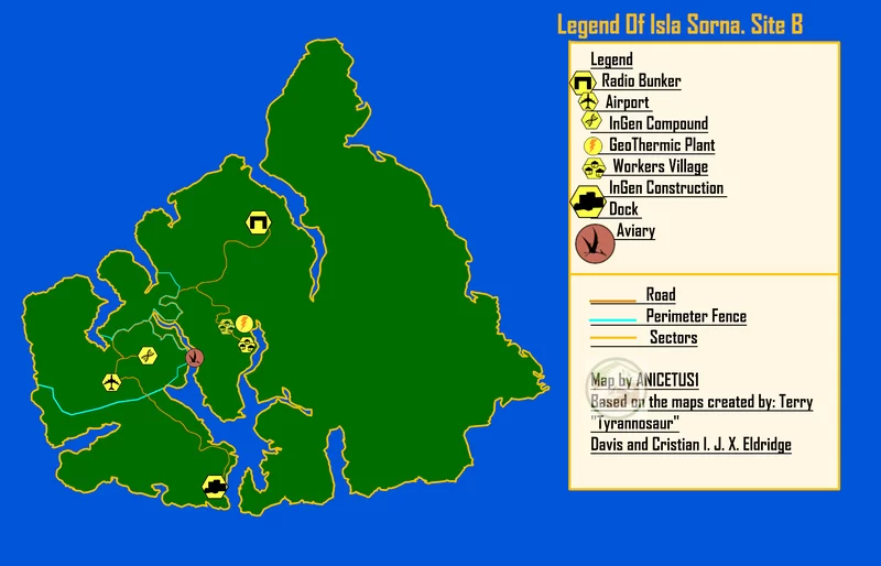 Isla Sorna - Jurassic World Series Minecraft Map