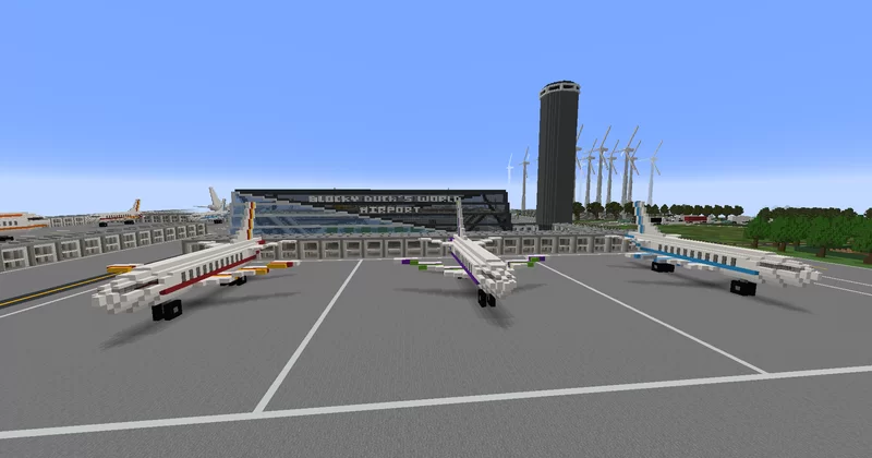 Minecraft Airport - Aero Island Minecraft Map
