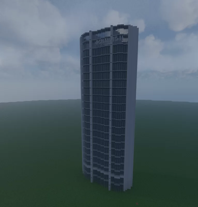 Torre Banco Sabadell, Barcelona 1:1 Minecraft Map