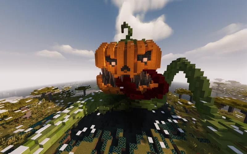 Big evil pumpkin Minecraft Map