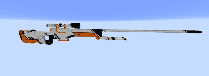 AWP / Asiimov (Factory New) Minecraft Map