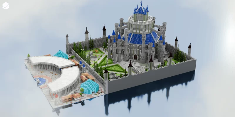 Hyrule Kingdom Castle (Zelda minigame map) [Commission] Minecraft Map