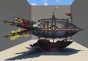 Bowser Inspired Airship Minecraft Map