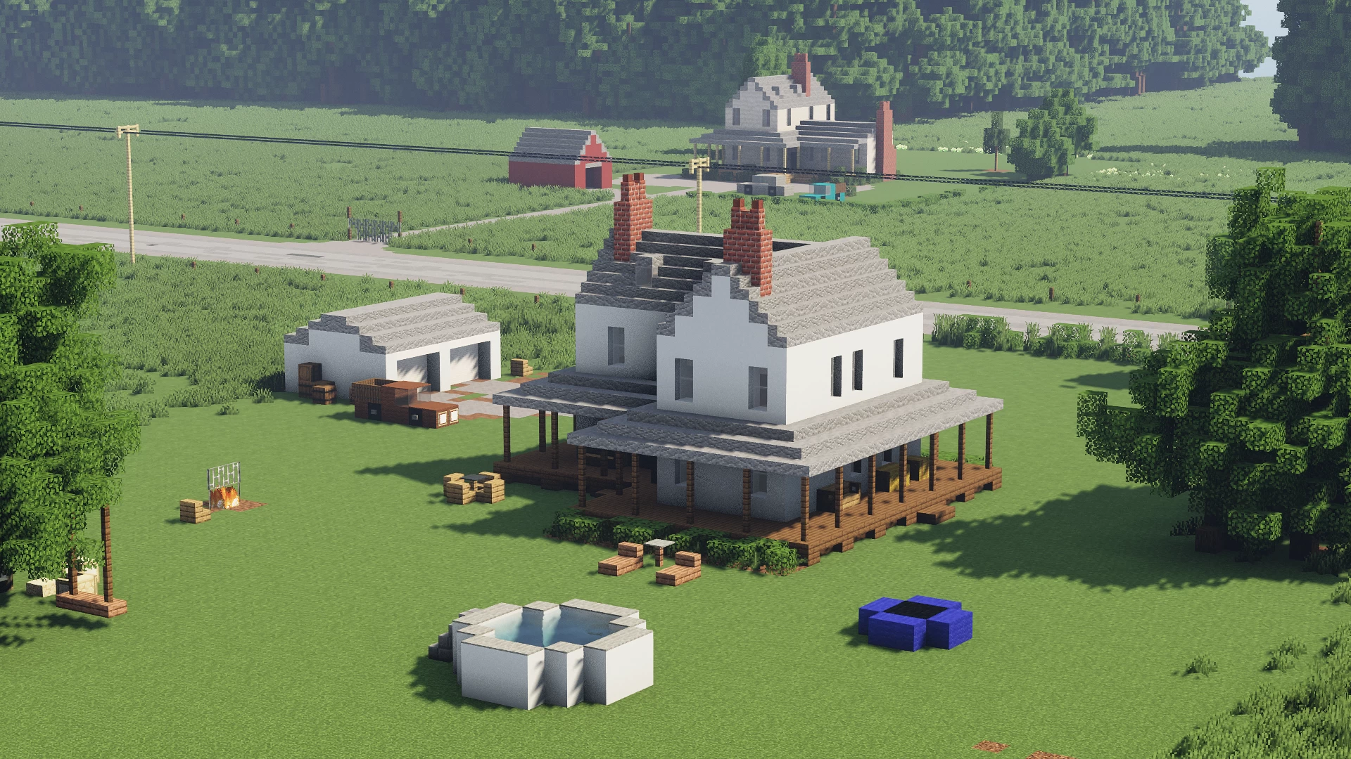 Minecraft Small Modern Ranch House