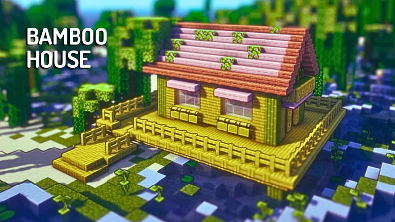 Bamboo Survival House Minecraft Map