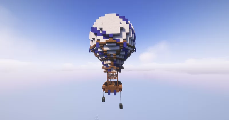 hot air balloon Minecraft Map