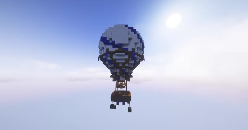 hot air balloon Minecraft Map