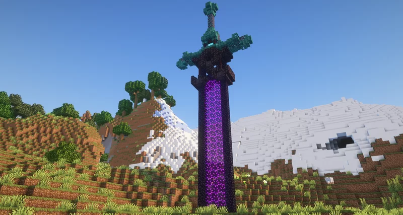 Sword Nether Portal Minecraft Map
