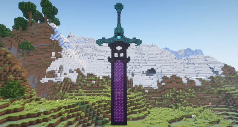Sword Nether Portal Minecraft Map