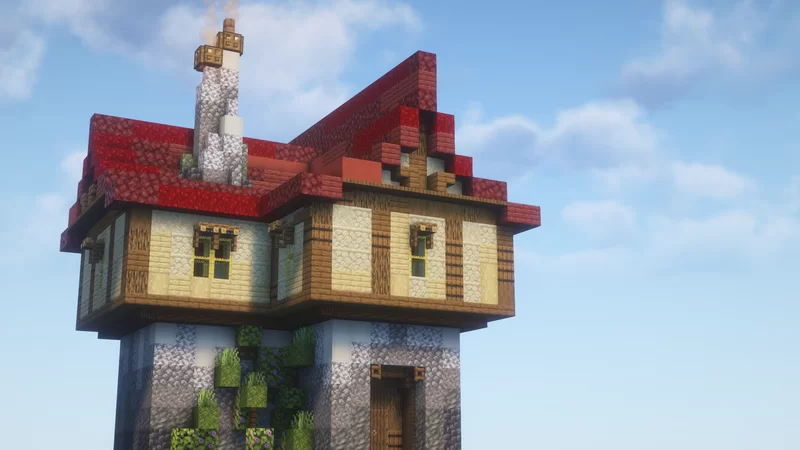 How to make ANY house with ZERO experience! [Tutorial Video] Minecraft Map