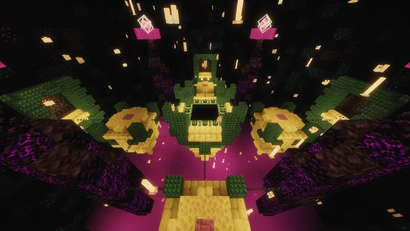 Re-Imagined End Portal Room Minecraft Map