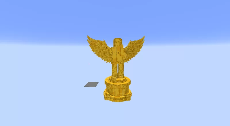 Roblox Bloxy Trophy Statue DOWNLOAD FREE Minecraft Map