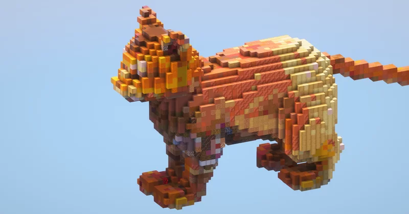 Orange cat Minecraft Map