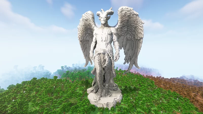 Minecraft Lucifer Statue Minecraft Map