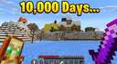 Sb737 10,000 day Hardcore world Minecraft Map