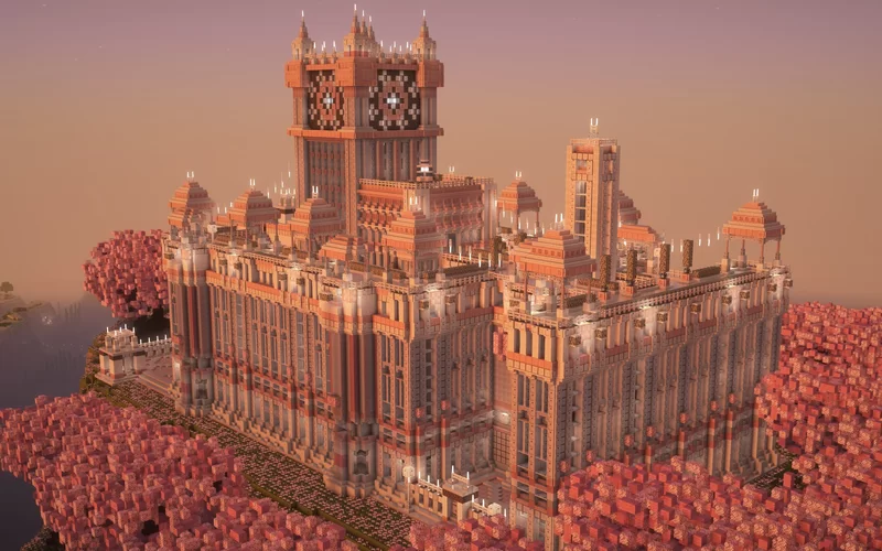 Cherry Blossom Citadel Minecraft Map