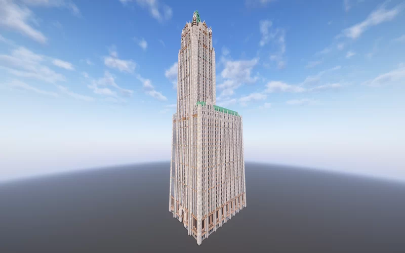 Woolworth Building Minecraft Map