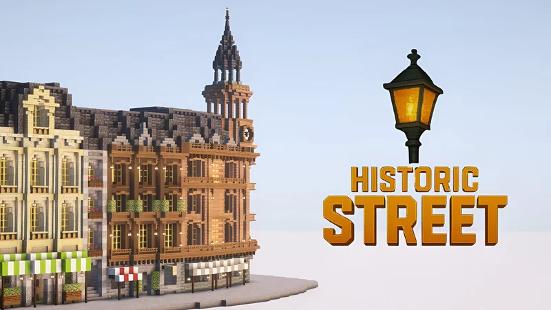 Historic Street (FULL INTERIOR) Minecraft Map