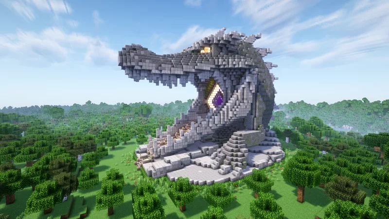 Minecraft Crocodile Nether Portal Statue Minecraft Map