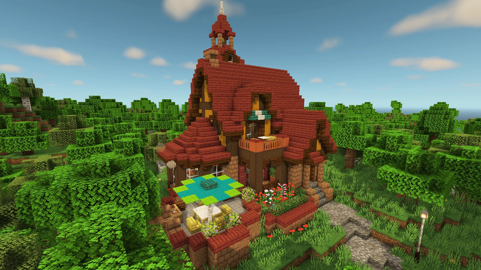 Red Bell Mansion v1.0 - ⬇️ (Free Download World/Schematic) - Maps - Mapping and Modding: Java ...