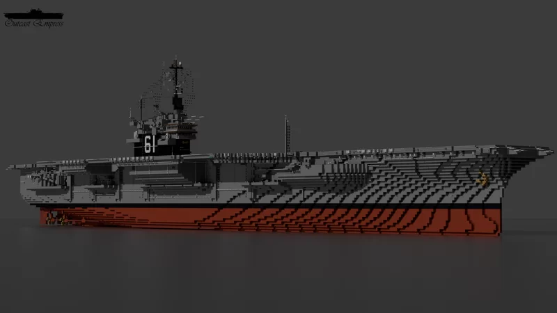 USS Ranger (CV-61) 1992 Minecraft Map