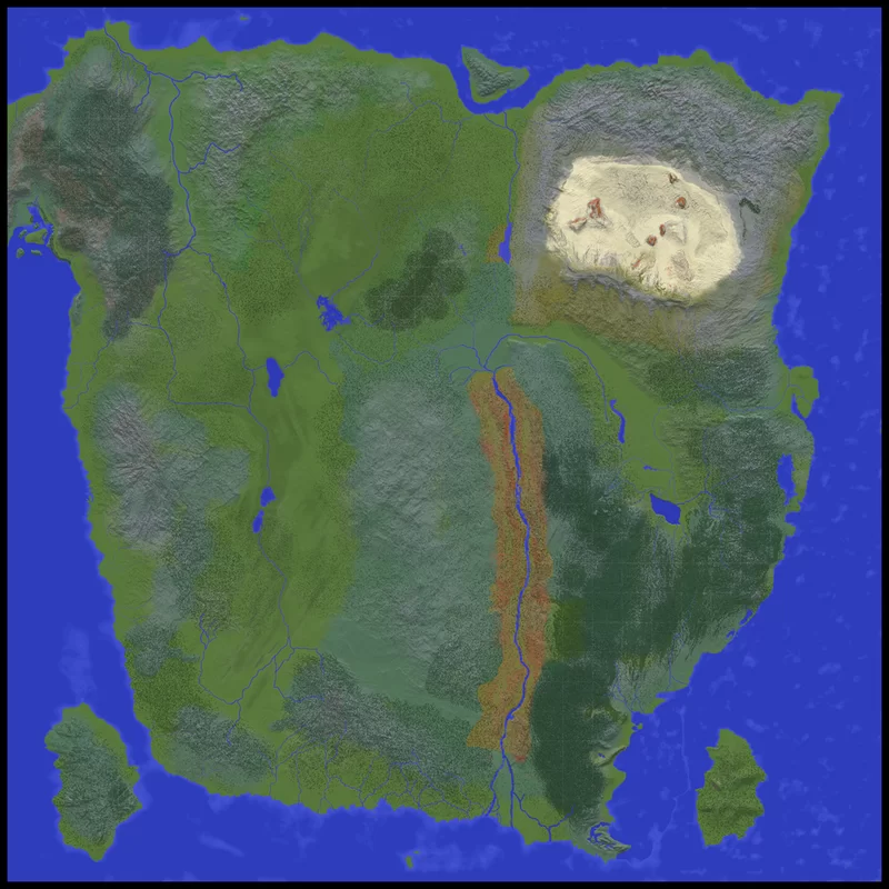 Rails of Continent Minecraft Map