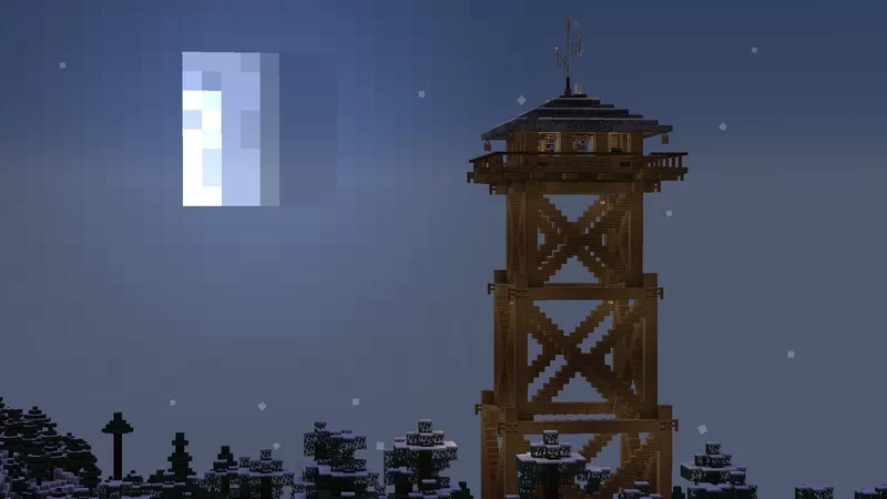 [Moon Fall] Firewatch Tower Starter Base (Litematic) Minecraft Map