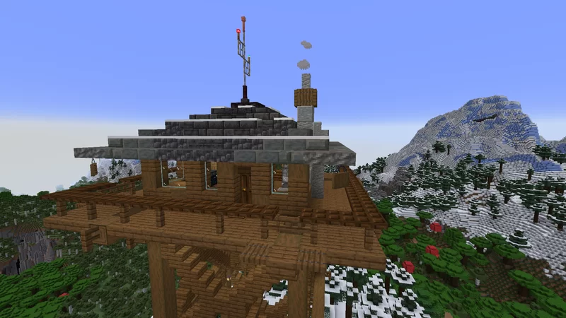 [Moon Fall] Firewatch Tower Starter Base (Litematic) Minecraft Map