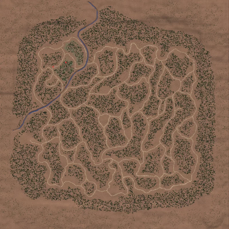 Kamdesh From Squad | Landscape map Minecraft Map