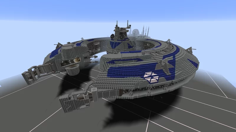 CIS Lucrehulk-class Battleship (Star Wars) Minecraft Map