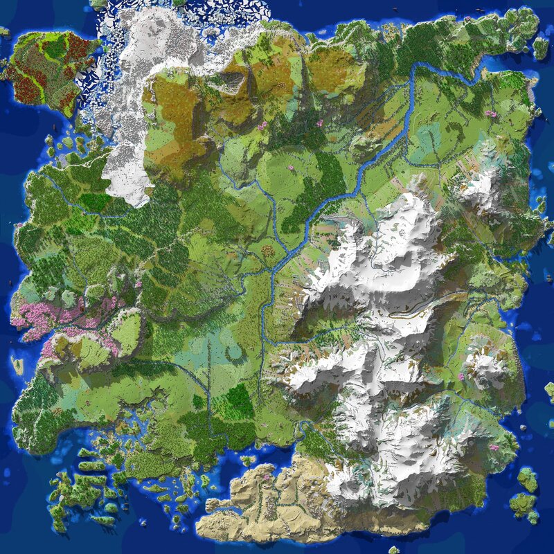 Zekortora, 4k, Starter Alpine World [ 1.21, survival friendly, Download, Java & Bedrock ...