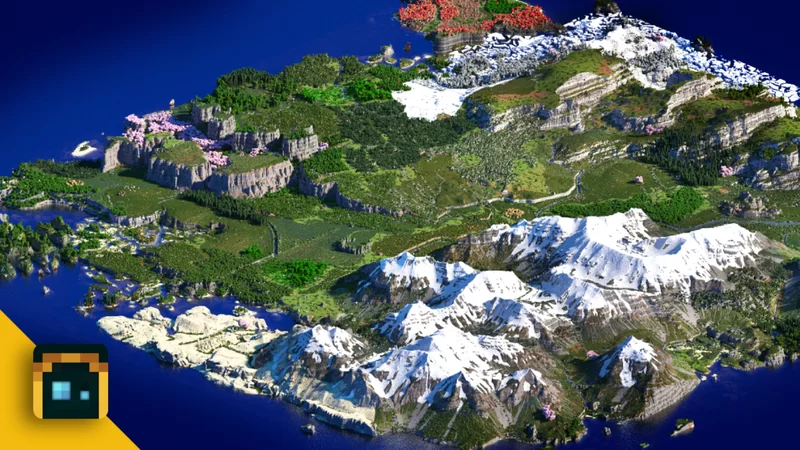 Zekortora, 4k, Starter Alpine World [ 1.21, survival friendly, Download, Java & Bedrock ...