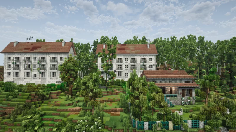 Tabula's custom trees V1 (Axiom Blueprint) Minecraft Map