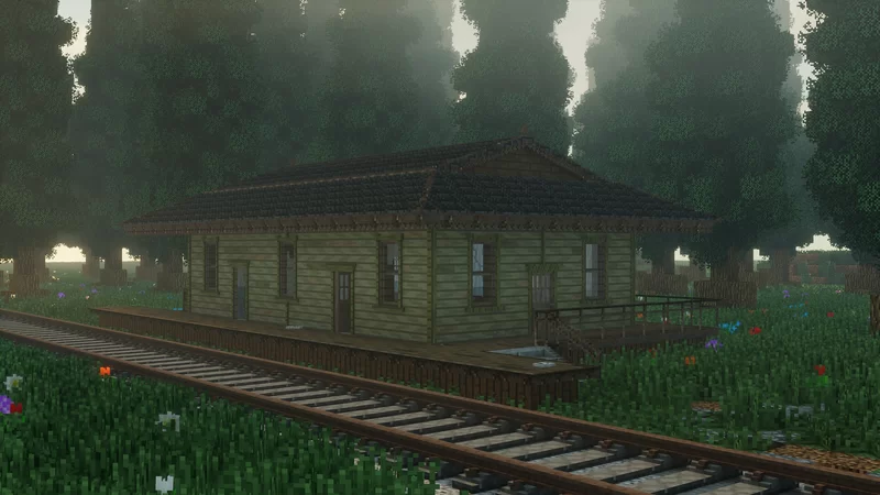 Abandoned Station | LittleTiles Minecraft Minecraft Map
