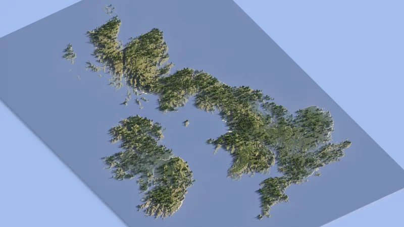 The Islands of Great Britain and Ireland [Free download] Minecraft Map