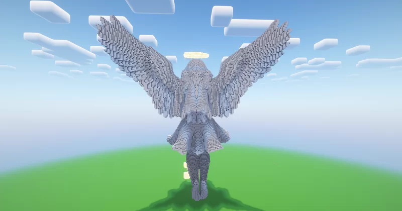 Minecraft Angel 8 Statue ( FREE ) Minecraft Map