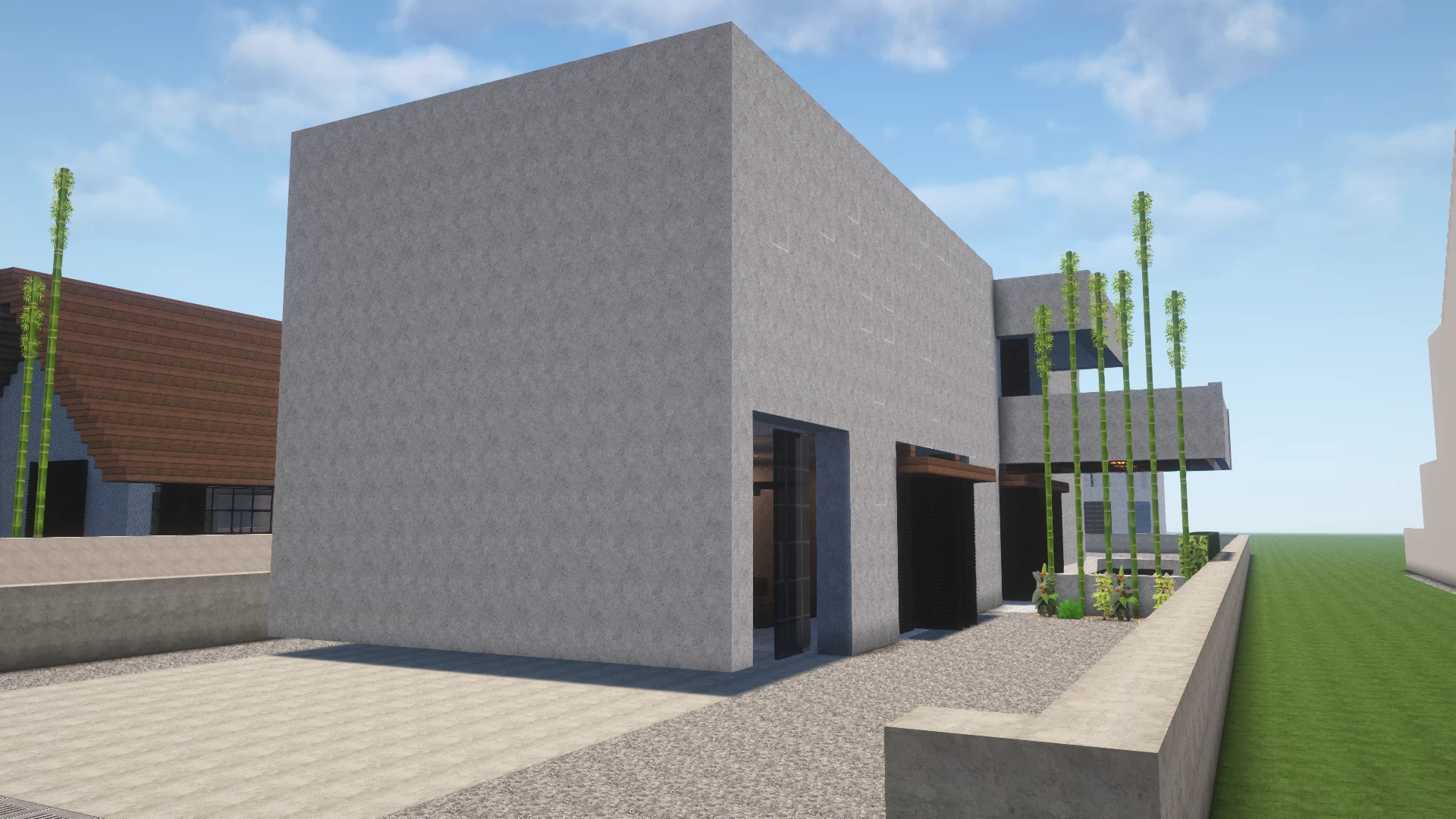 Minecraft Contemporary Homes Brutalist Architecture Kingscliff Home