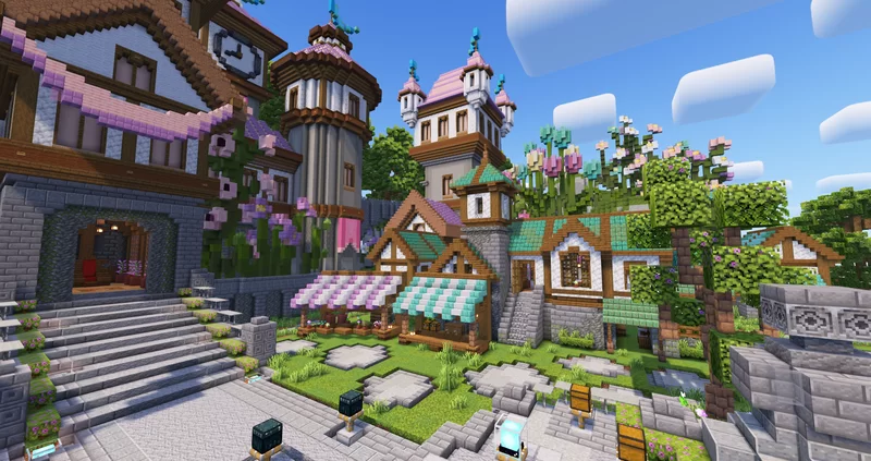 Flower Spawn Minecraft Map