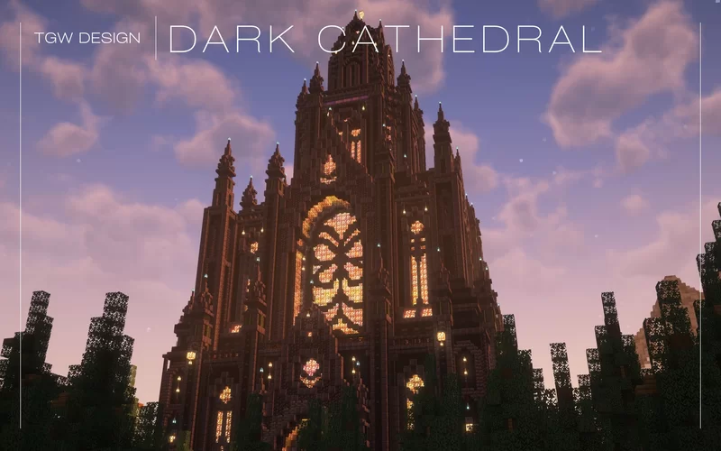 Dark Cathedral | Full Interior Minecraft Map