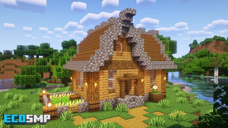 🏠 Starter's Refuge (Survival Starter House) | Download Minecraft Map