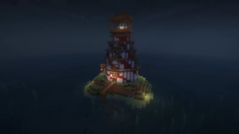 Lighthouse Schematic Minecraft Map
