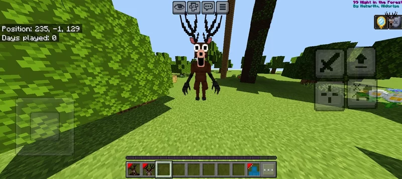 99 nights in the forest Minecraft Map