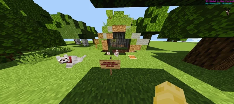 99 nights in the forest Minecraft Map
