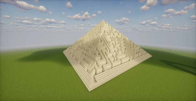 Large 3D Pyramid Maze Minecraft Map