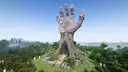 Minecraft Hand of the Earth Nether Portal Statue V02 Free Minecraft Map