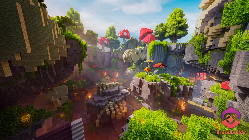 Dragon Mines Minecraft Map