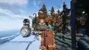 Winter Medieval Server Spawn Minecraft Map
