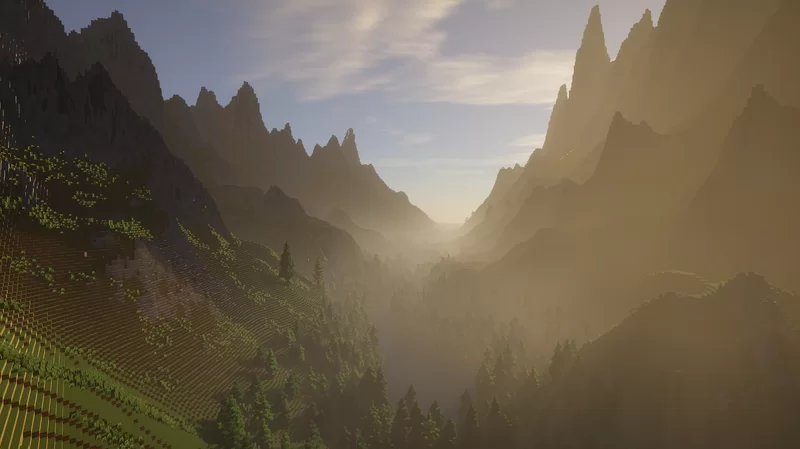 Patagonia 3072 x 3072 survival Minecraft Map