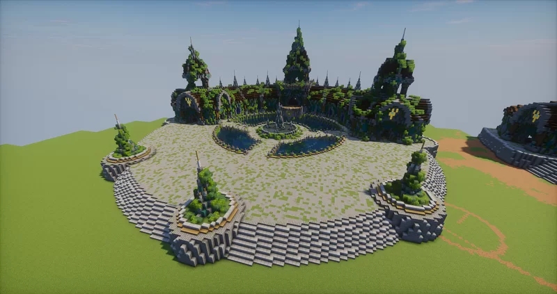 3 Epic Mega Bases Minecraft Map