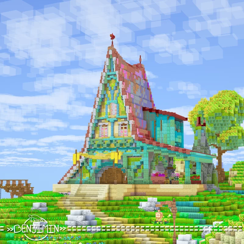 Rainbow Rock Lodge (Java Download) Minecraft Map